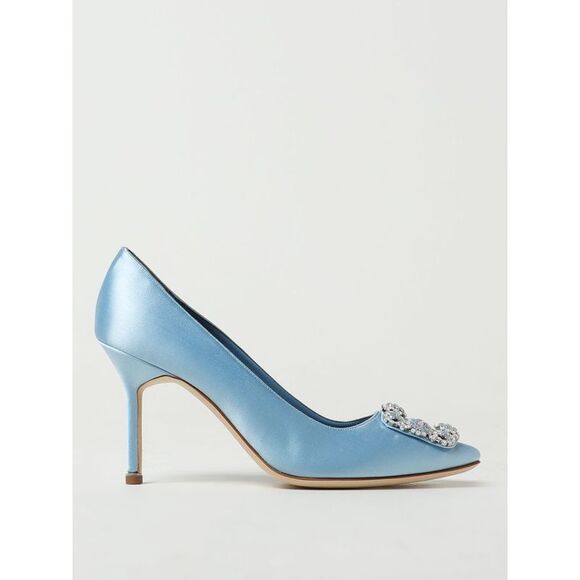 Manolo Blahnik | Shoes | Manolo Blahnik Pumps Woman Sky Blue | Poshmark